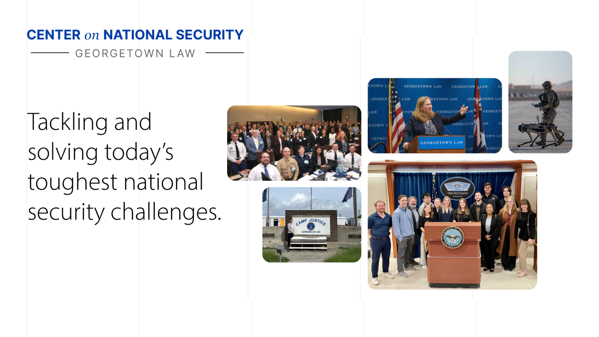 National Security Law in the Second Trump Administration - Georgetown Law - Center on National ...